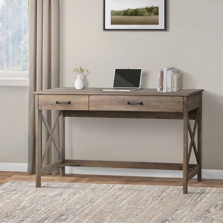Saint Birch Avalon 47" Writing Desk with Two Drawers - Bed Bath ...