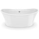 Maax Ariosa 66" Free Standing Acrylic Soaking Tub with Center Drain ...