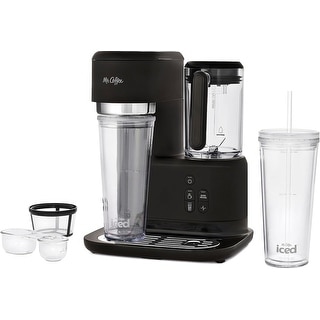 Mr. Coffee Single-Serve Frappe, Iced, and Hot Coffee Maker and Blender ...