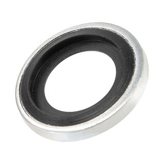 Bonded Sealing Washers Carbon Steel Nitrile Rubber Gasket - Silver ...