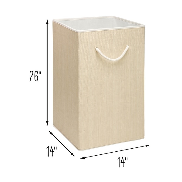 Honey-Can-Do Beige Large Resin Square Hamper - Bed Bath & Beyond - 6052966