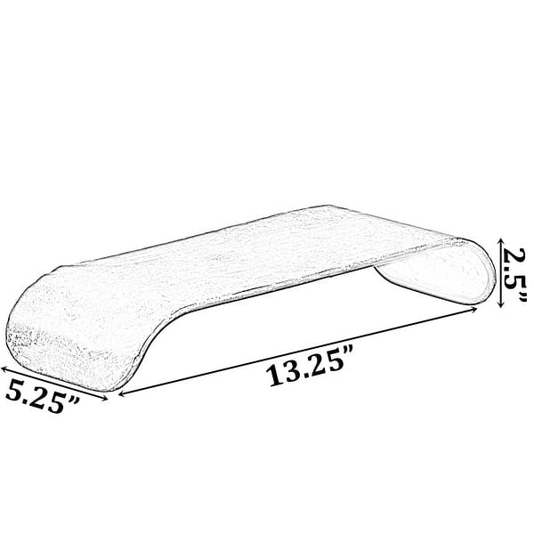 Decorative Metal Gold Stand Rectangular Shape Rustic Tray and PC ...