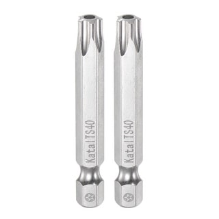 5pcs T40 Magnetic Security Star 5 Point Screwdriver Bit 1/4" Hex Shank ...