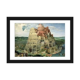 iCanvas "Tower of Babel, 1563 " by Pieter Brueghel the Elder - Bed Bath ...
