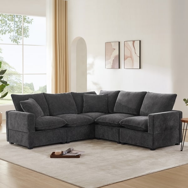 fabric sofa set l shape
