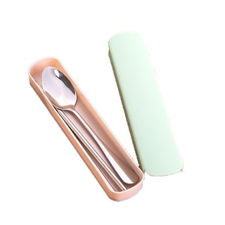 Portable Travel Stainless Steel Spoon Chopsticks Cutlery Set With Carry ...