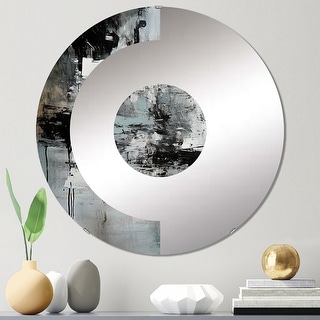 Designart "Serene Subtility In Abstract Light Blue I" - Modern Abstract ...