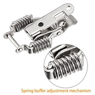 201 Stainless Steel Spring Loaded Toggle Latch Catch Clamp 66mm - 66mm ...