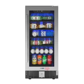 3 cu. ft. Mini Fridge with Glass Door in Black without Freezer - Bed ...