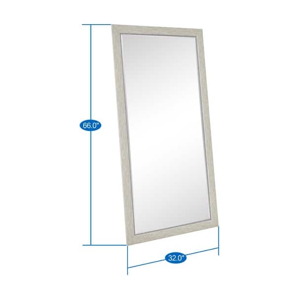 Mia Distressed Floor Mirror Full Length Mirror Standing Mirror Large ...