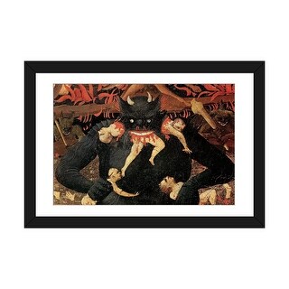 iCanvas "Detail Of Satan Devouring The Damned In Hell, The Last ...