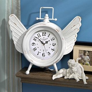 Design Toscano Heavens Halo Metal Angel Wings Clock - Bed Bath & Beyond ...