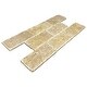 Tuscany Brown Travertine 3" x 6" Tumbled Tile - Bed Bath & Beyond ...