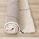 Miley Collection - Cream/Black Simple Shapes Rug - Bed Bath & Beyond ...
