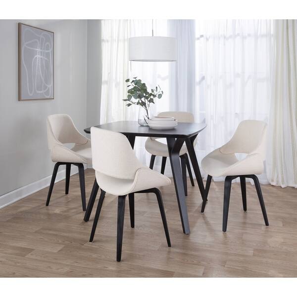 Carson Carrington Svellingen Dining Chair with Bent Wood Legs (Set of 2 ...