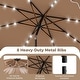 10 FT Outdoor Table Umbrella Solar Patio Umbrella with Base Included ...