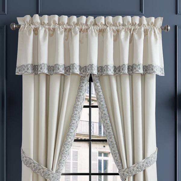 J. Queen New York Adagio Window Straight Valance - Bed Bath & Beyond ...
