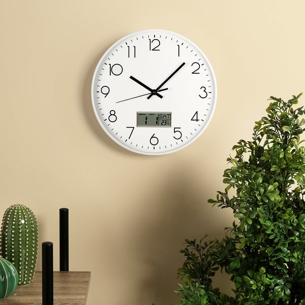 lcd wall clock