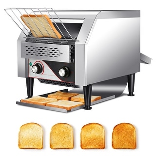 Commercial Conveyor Toaster, 300 Slices/Hour Conveyor Belt Toaster ...
