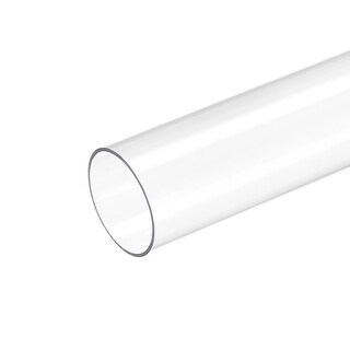 Plastic Pipe Rigid Tube Clear 1.2"(30mm) ID 1.3"(32mm) OD 6" (150mm ...