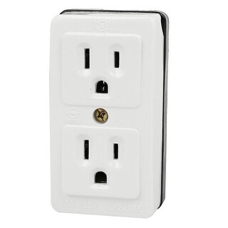 AC 125V 15A US Socket Panel Mount Electrical Industrial Power Outlet ...