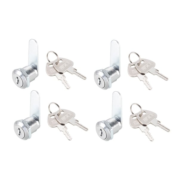 Cam Locks 20mm Cylinder Length Fits Max 1/2-inch Panel 4Pcs - 20mm ...
