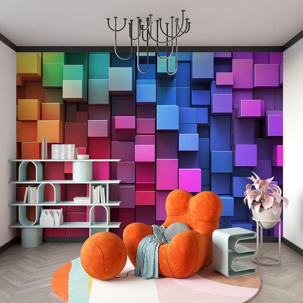 multicolor geometric wallpaper