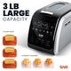 Saki Bread Maker with Non-stick Ceramic Bread Pan, Stainless Steel, 12 ...