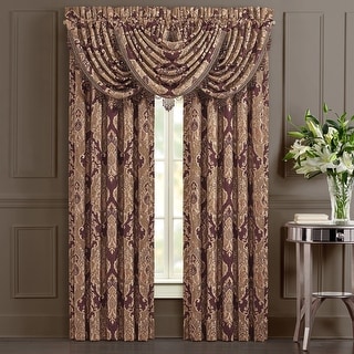 Five Queens Court Albina 84 Inch Window Panel Pair - Bed Bath & Beyond ...