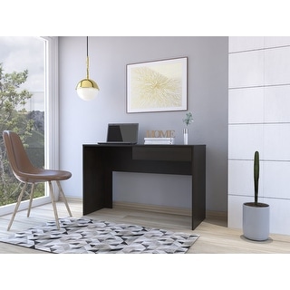 Minimalist Computer Desk with 1-Drawer, Home Writing Desk with Storage ...