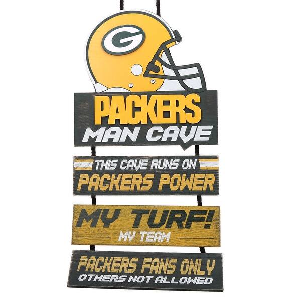 Green Bay Packers Man Cave Hanging Wall Sign - Bed Bath & Beyond - 31261062