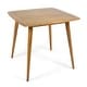 Roomfitters Modern Square Acacia Wood Dining Table with Toothpick Legs ...