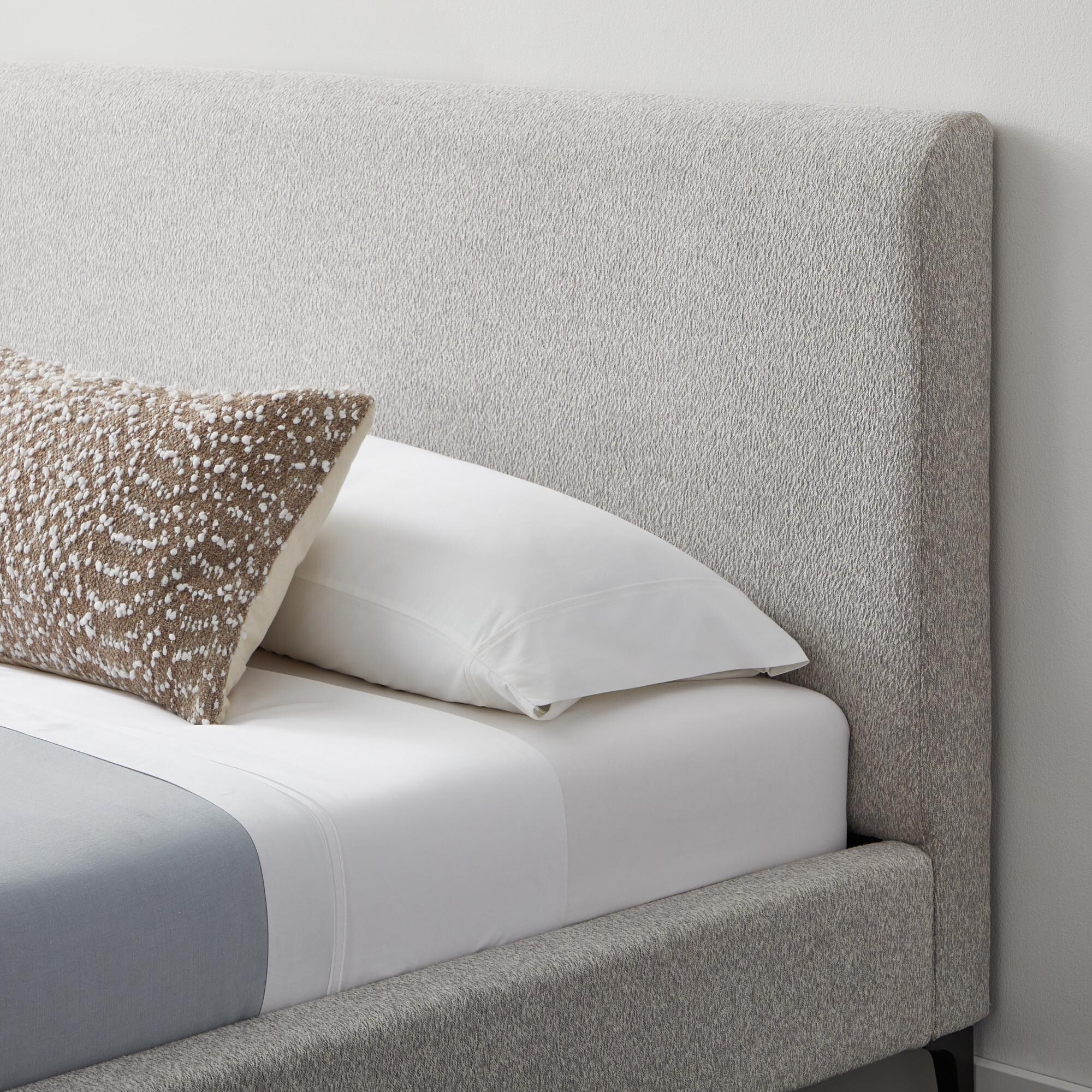 New Heights Dillon Upholstered Bed with Metal Legs On Sale Bed Bath Beyond 34777551
