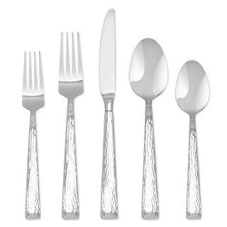 Hampton Signature™ Brocade Hammered - 20 Piece Flatware Set, Service ...