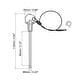 Stainless Steel Ring Handle Locking Pin, Stainless Steel Ball Lock Pins ...
