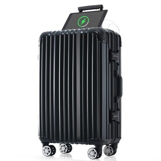 Versatile Aluminum Luggage with USB and Advanced Security Features for ...