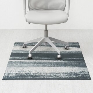 Jani Rug'd Chair Mat - Anti-Slip Ergonomic Rug and Chairmat Combo for ...