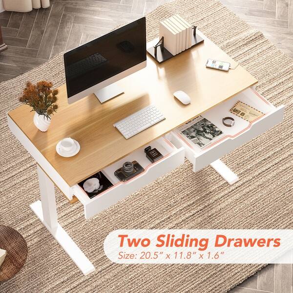 FlexiSpot Height Adjustable Standing Desk Quick Install Home Office ...