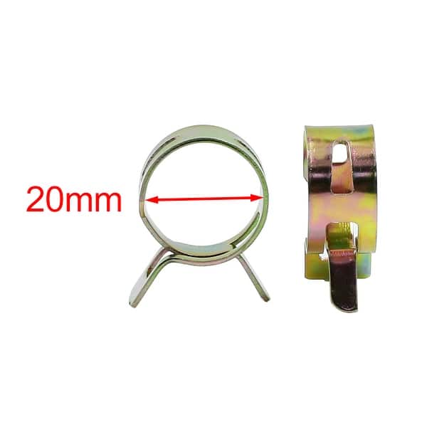 15pcs Car Fuel Line Spring Clips Water Pipe Air Tube Clamps Hose ...