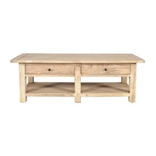 Traditional Farmhouse solid wood, handcrafted coffee table 54" X 26" X ...