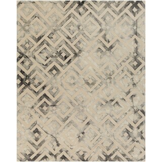 Hand-Hooked Rugeley Crosshatched Wool Area Rug - Bed Bath & Beyond ...