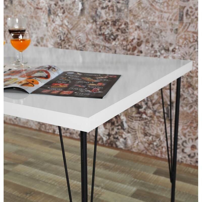 Wood top module With Metal Legs Study Desk - Overstock - 32583992