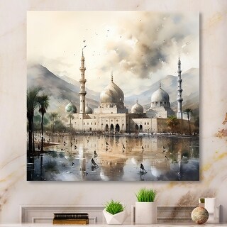 Designart "Prophets Masjid Al Haram Mosque III" Islam Metal Wall Art ...