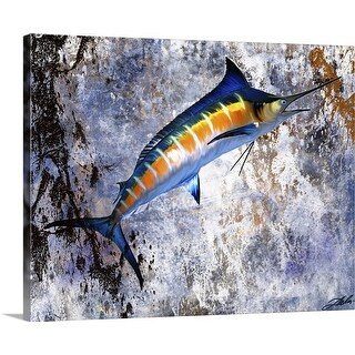 "Blue marlin" Canvas Wall Art - Bed Bath & Beyond - 29113104