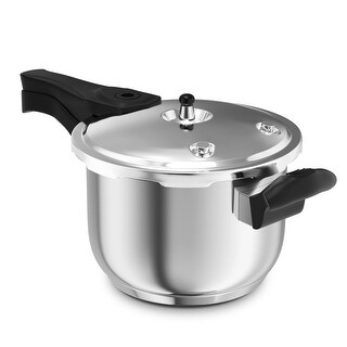 6 Qt Pressure Cooker, Stainless Steel Rice Cooker, Commercial Stove Top ...
