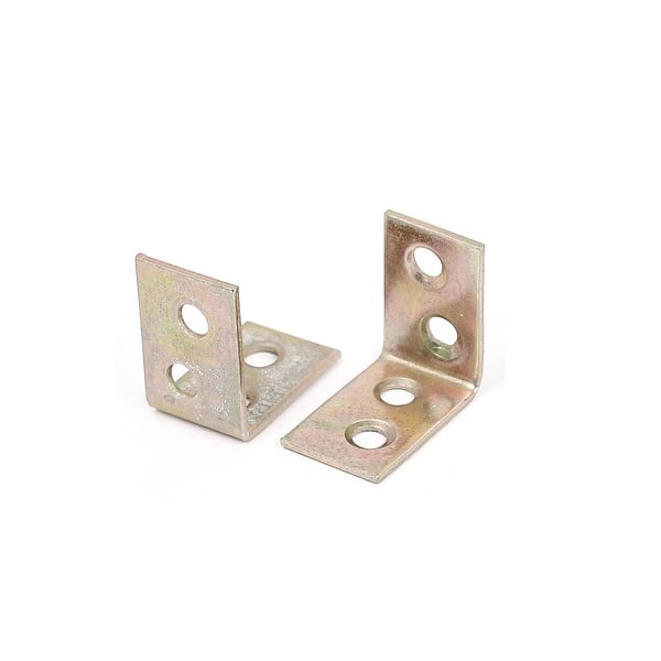 90 Degree Corner Brace Angle Bracket Shelf Support 25mmx25mm 36pcs ...
