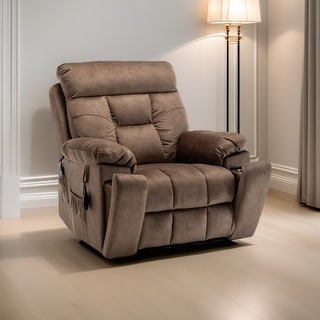 Power Lift Recliner with 8-Point Massage, Lumbar Heat, German OKIN ...