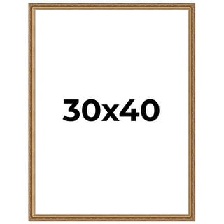 30x40 Frame Red Solid Wood Picture Frame Width 1.75 Inches | Interior ...