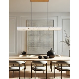 Justice Design LumenAria - Medley 48" LED Linear Pendant - Faux ...