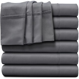 6 Pack Bulk Gray Sheets - Bed Bath & Beyond - 39462659